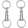 Gbaoneng Detachable Pull Apart Key Rings Keychains (2 Pack) - Walmart.com