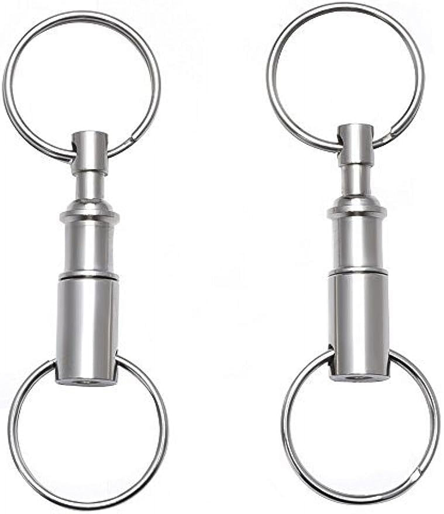 Detachable Pull Apart Key Rings Keychains (2 Pack) - Walmart.com