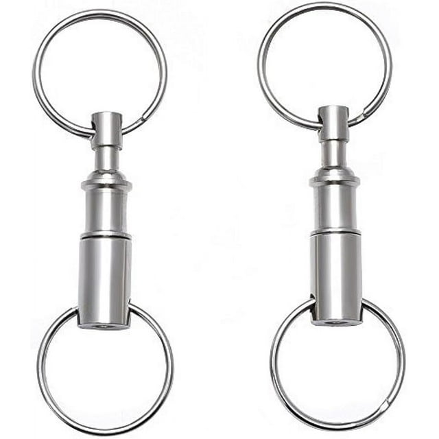 Detachable Pull Apart Key Rings Keychains (2 Pack) - Walmart.com