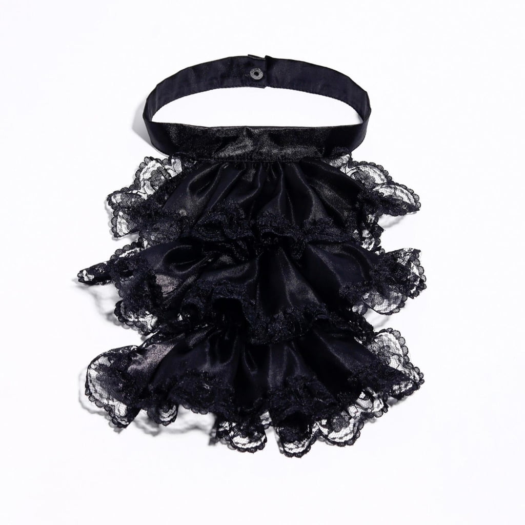 Detachable Ruffled Jabot Collar Multilayered Lace Collar for Colonial ...