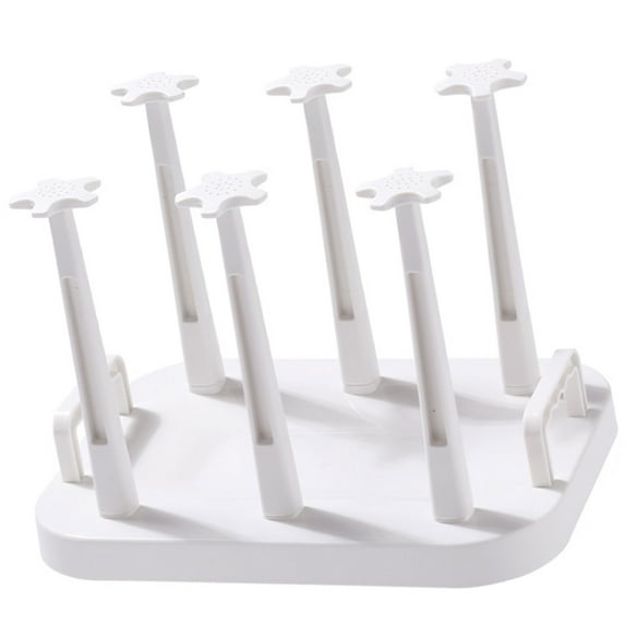 Detachable Saving Space Glass Cup Drainer Holder Large Capacity Upside ...