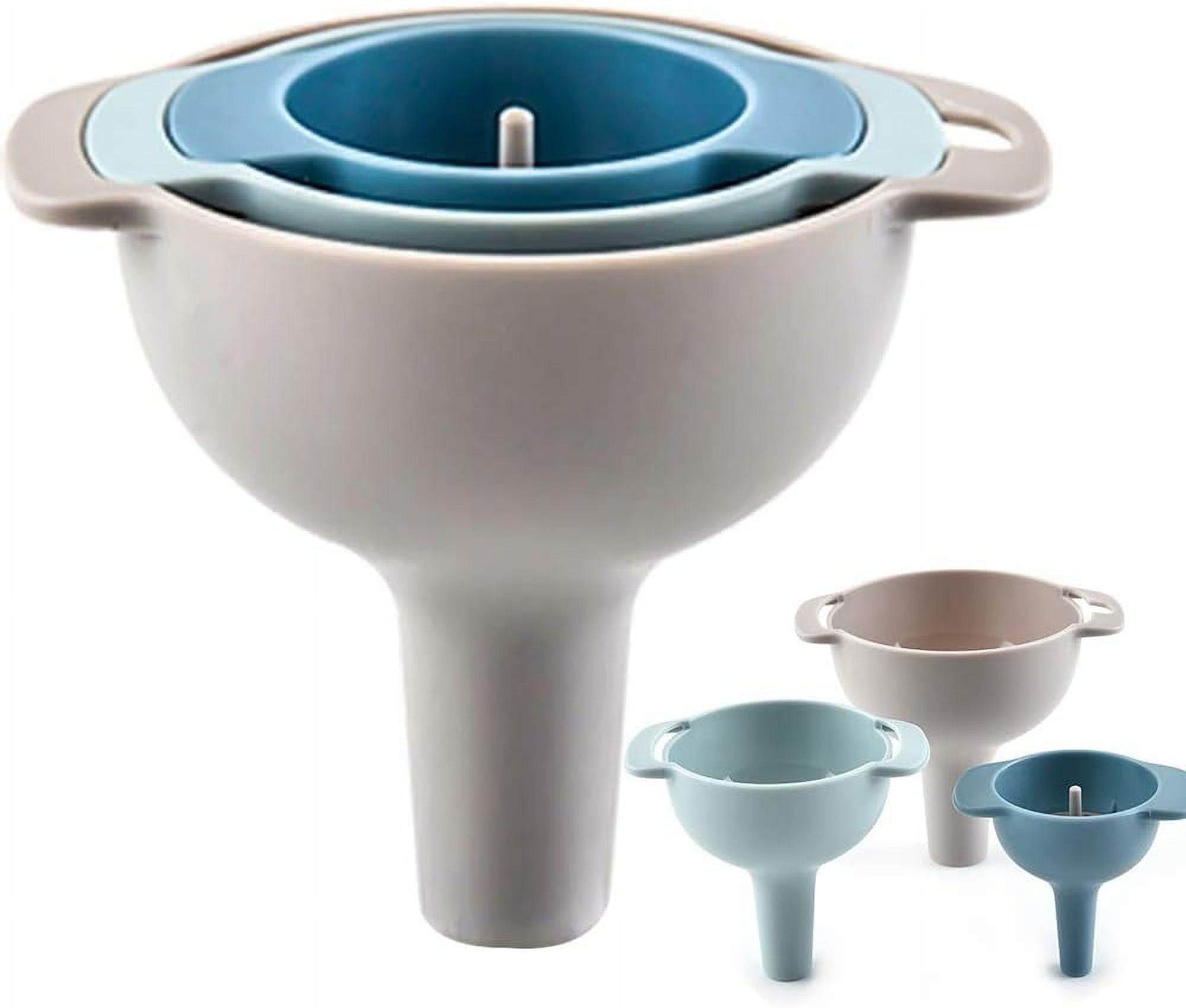 Detachable Screw Design Wide Mouth Funnel Set, High Quality Food Grade ...