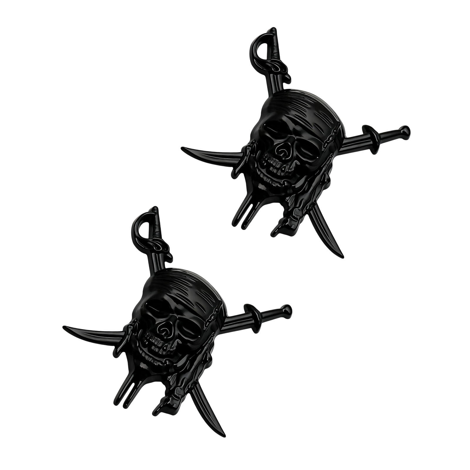 Detachable Skull Auto Sticker Metal Decal for Car Trunk Body Easy ...