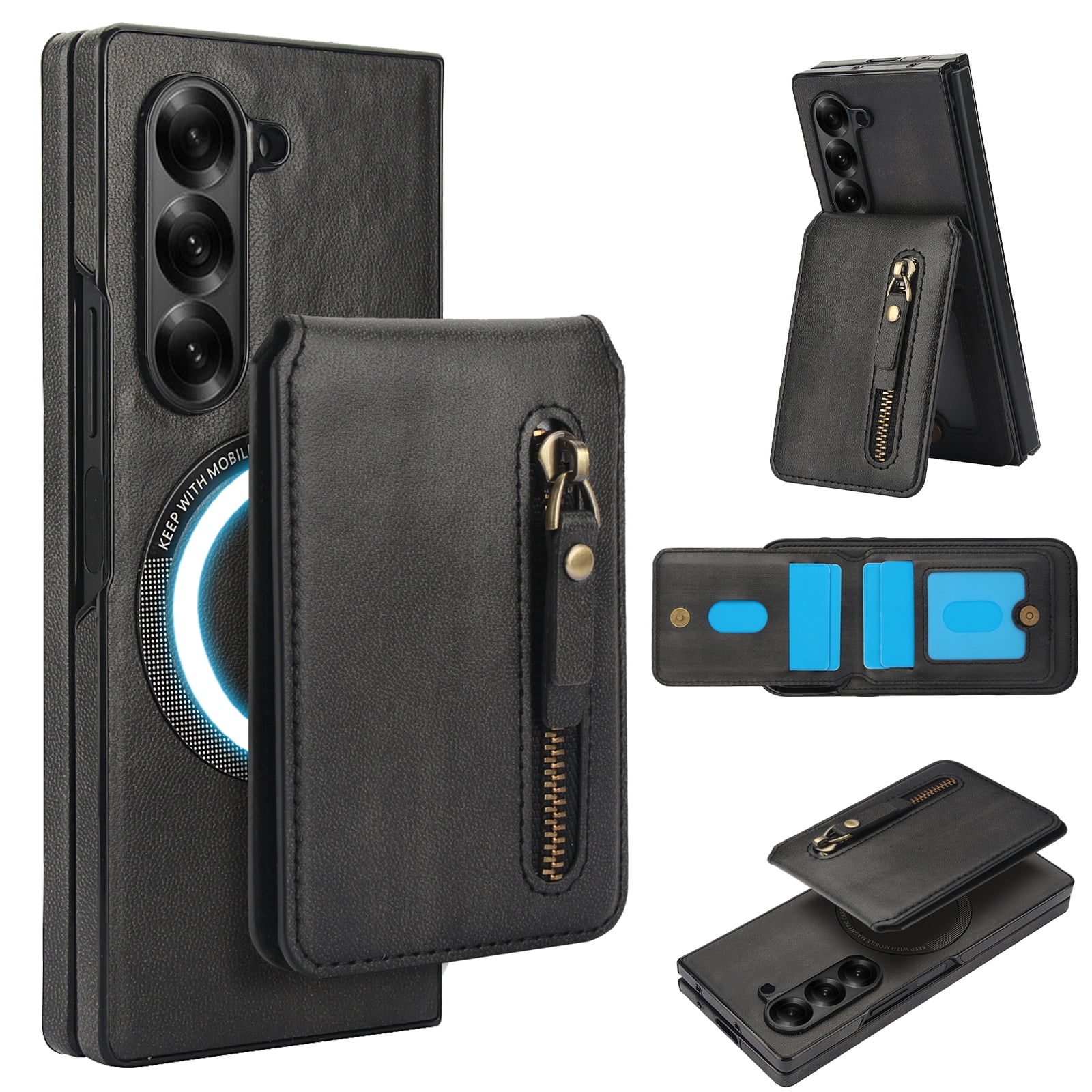 Detachable Strong Magnetic Case for Samsung Galaxy Z Fold 5, 2-in-1 ...