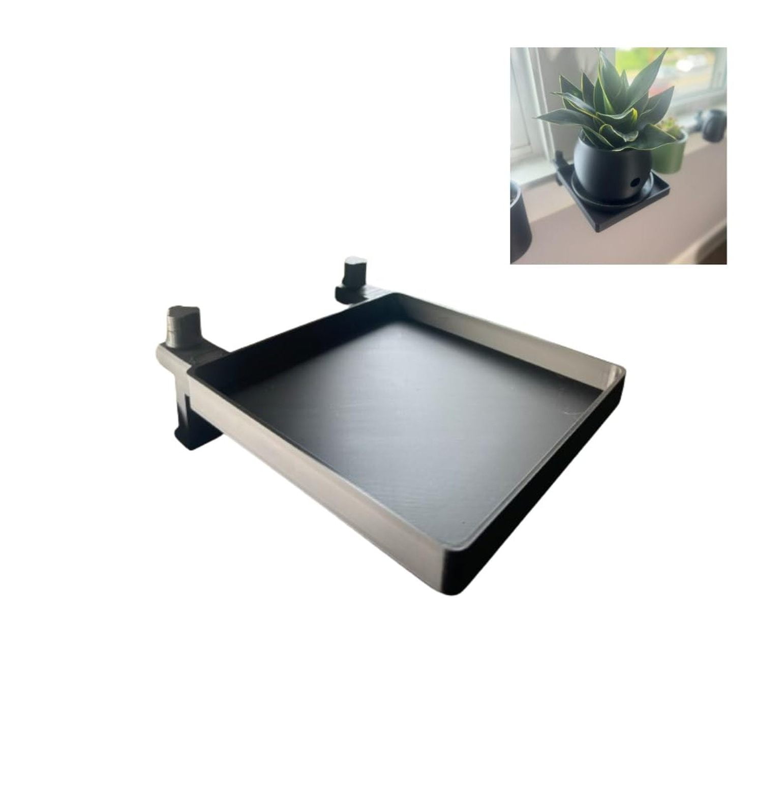 Detachable Windowsill Plant Shelf with Clamp, Fits 0.5 to 1.25 Inch ...