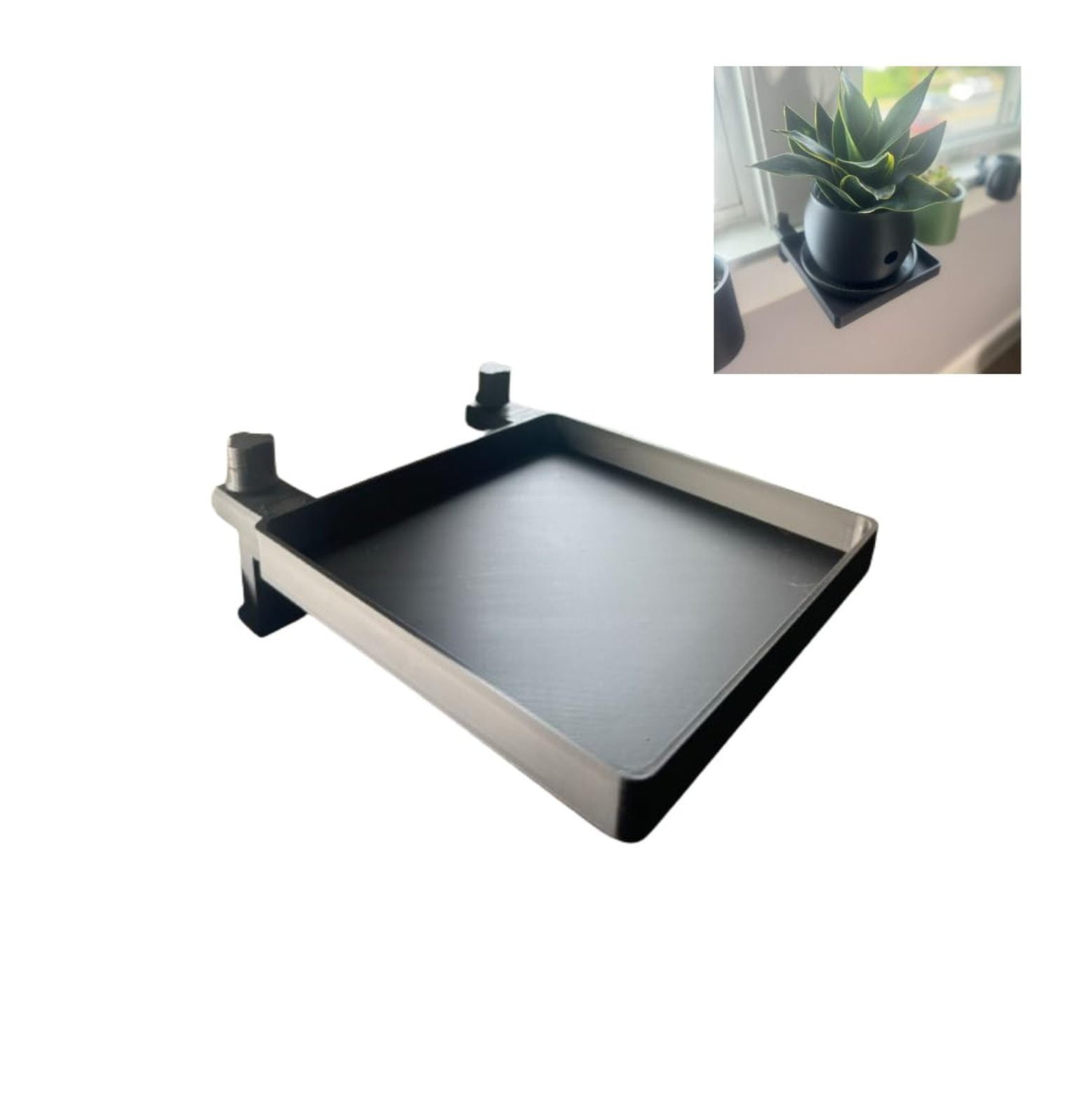 Detachable Windowsill Plant Shelf with Clamp, Fits 0.5 to 1.25 Inch ...