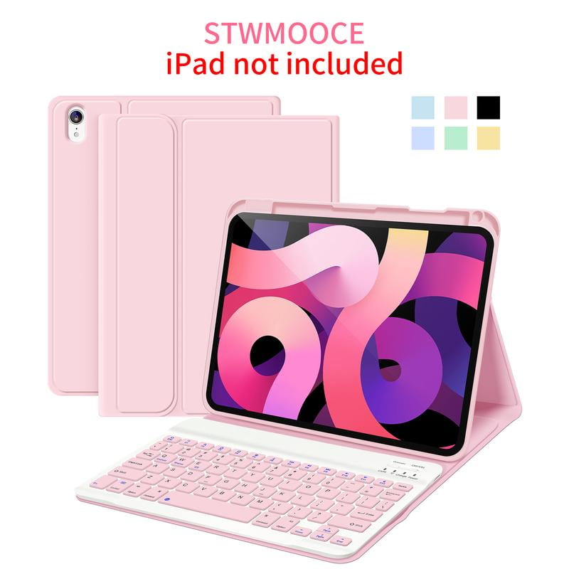Detachable iPad Wireless Keyboard Leather Case with Tablet Magnetic ...