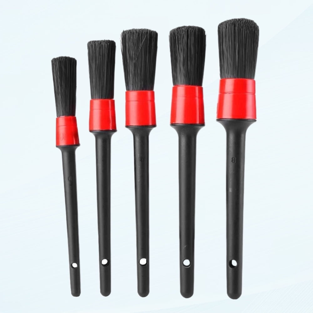 Detail Brushes, 5-Pack Car Detail Brushes Wet and Dry Cleaning and ...