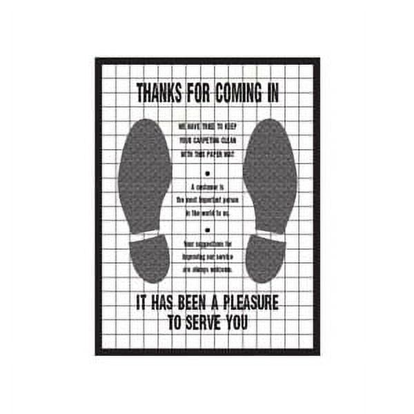 Detail King Paper Floor Mats, "Thanks For Coming In" Corrugated, 250 ...