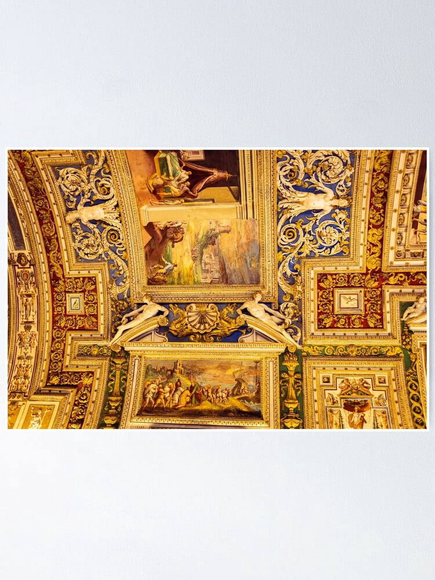 Detail, Map Room, Vatican Poster - Walmart.com