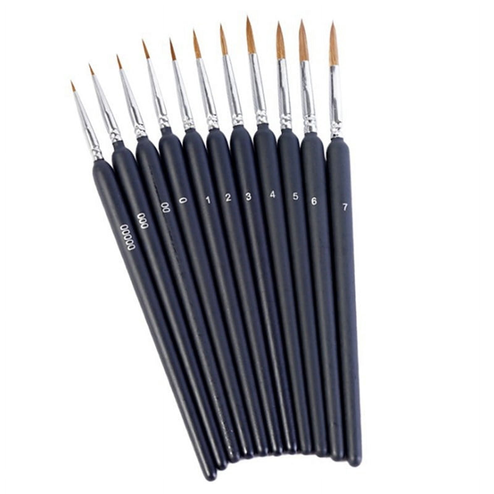 Detail Paint Brushes Set 11Pcs Miniature Brushes for Fine Detailing ...