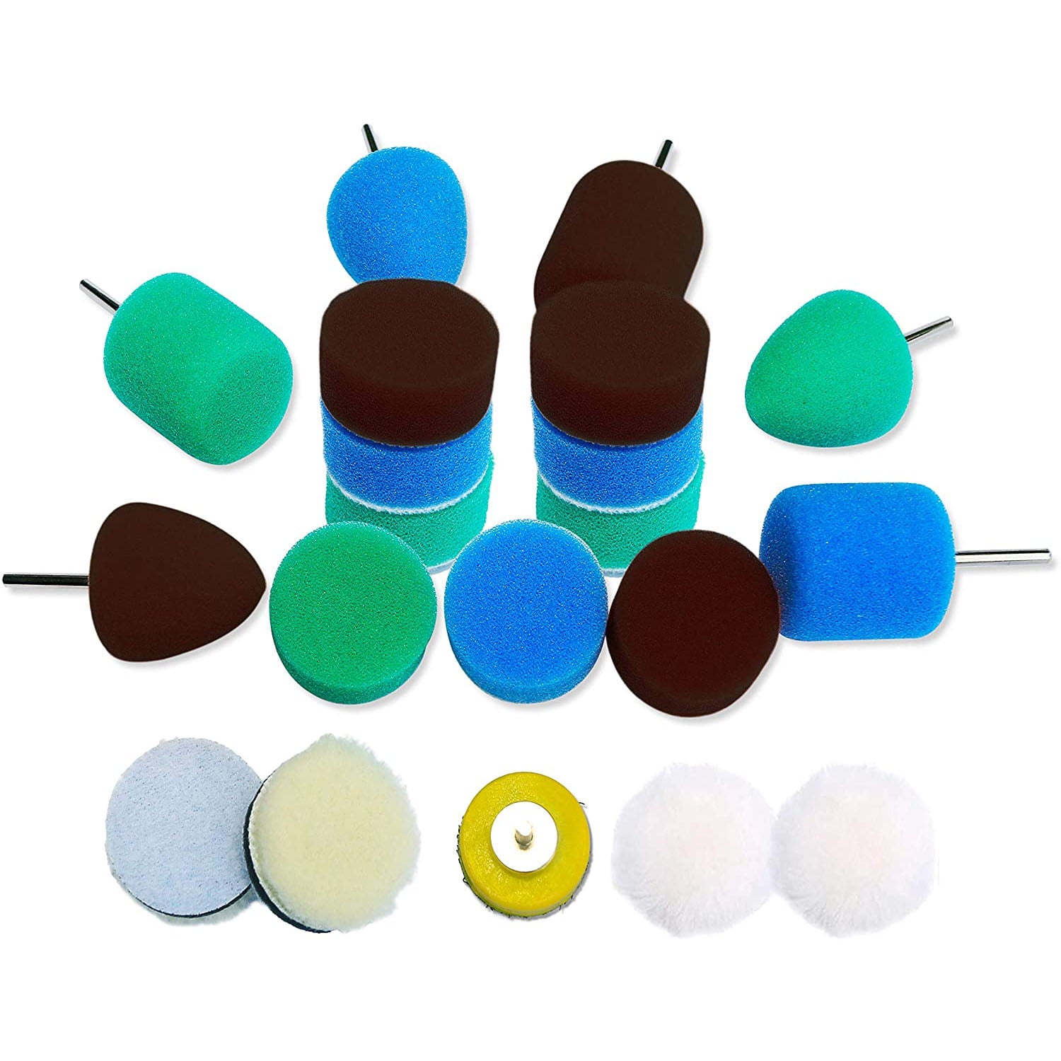Detail Polisher Pad,Buffing Pad Kit for Mini Electric Drill Rotary Tool ...