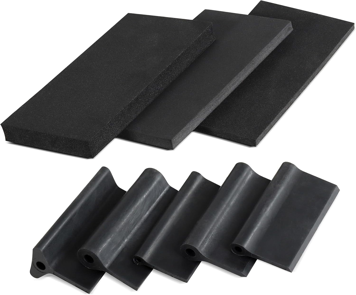 Detail Sanding Grip Pad Wedge Block 8-Pack Set – Flexible Soft Rubber ...