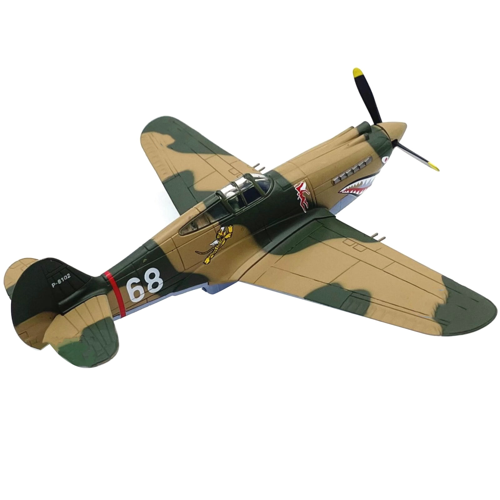 Detailed American P40 Fighter Model Airplane 1:72 Scale for Decorating ...