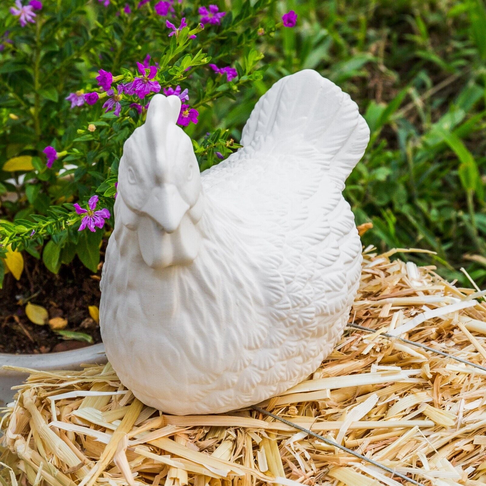 Detailed Chicken Hen Rooster 5" IN STOCK Ceramic Bisque Ready To Paint ...