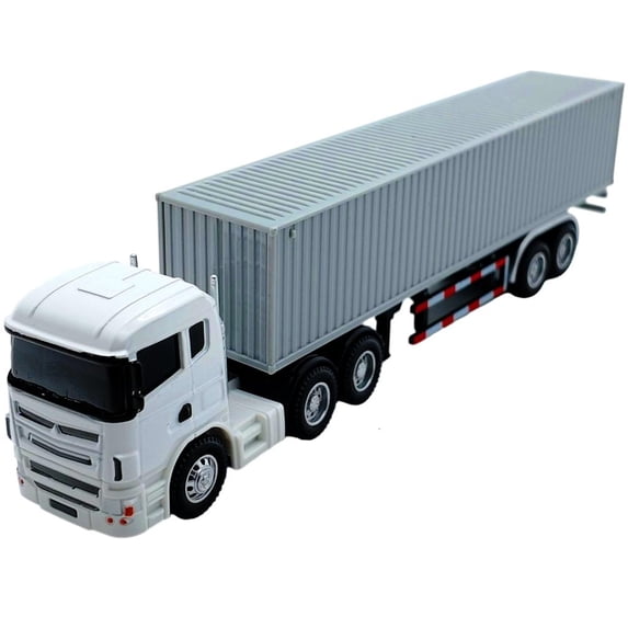 hejhncii Container Truck Die Cast Metal Vehicle Model 20.5CM Miniature ...