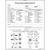Detailed Driver Vehicle Inspection Report Book with Illustrations 5-pk ...