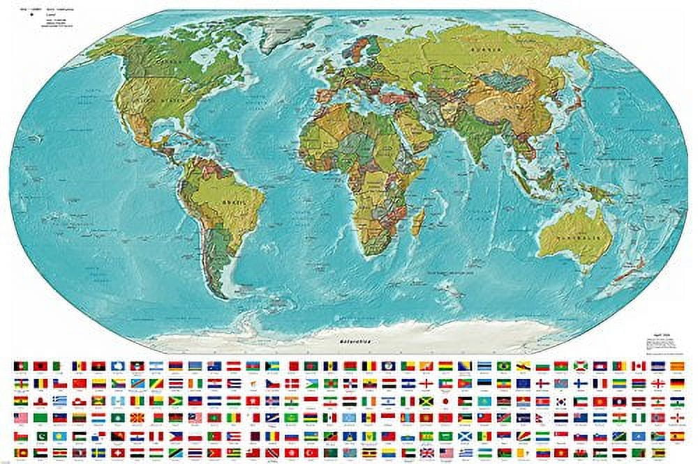 Political Earth Map