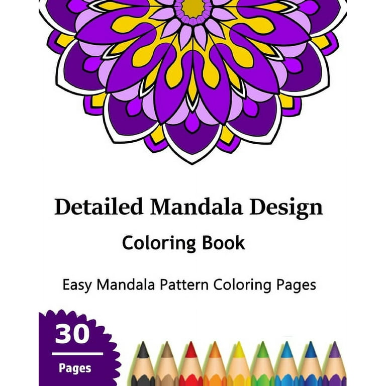 easy simple pattern coloring pages