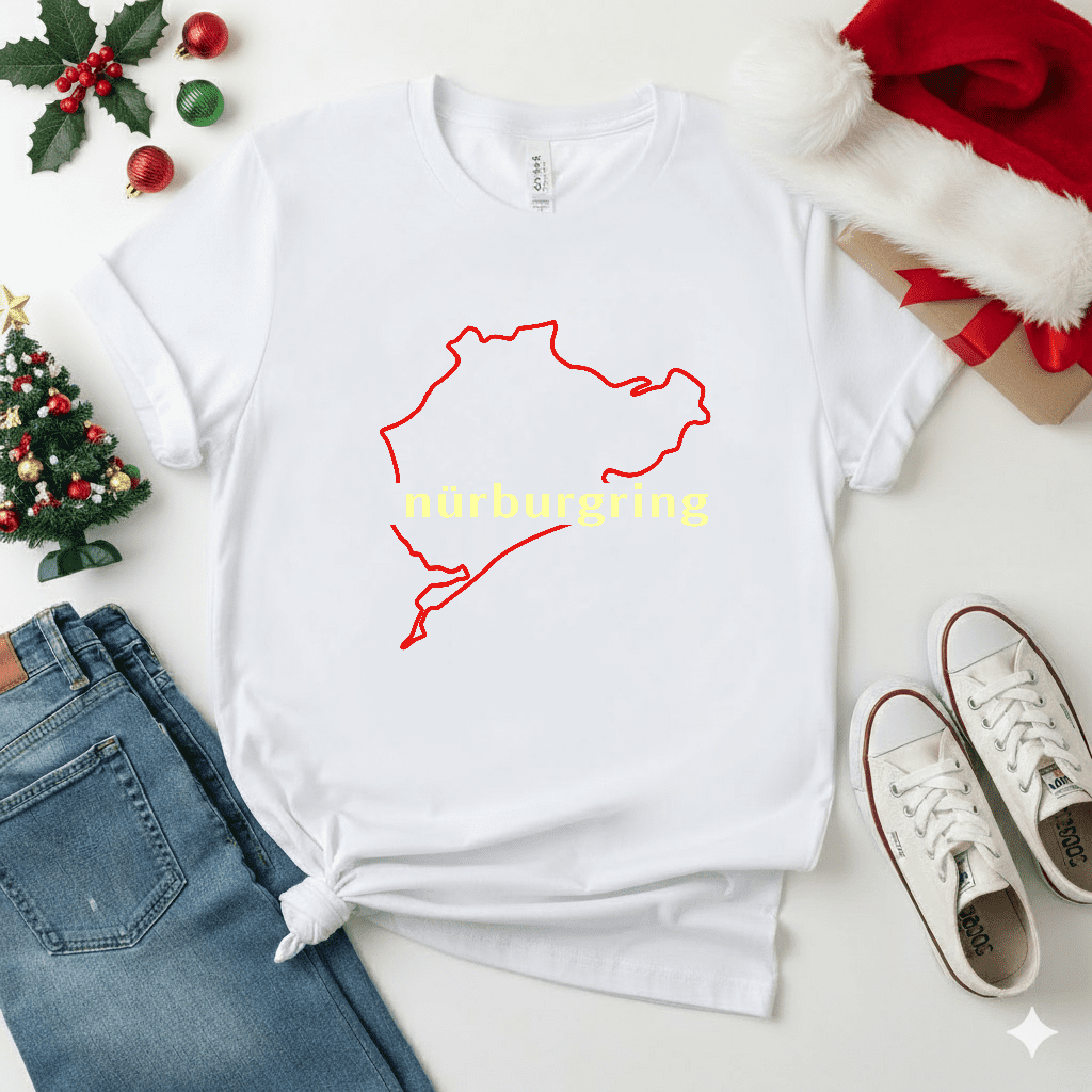 Detailed Nurburgring German Race Circuit Motorsport Track Map Fan ...
