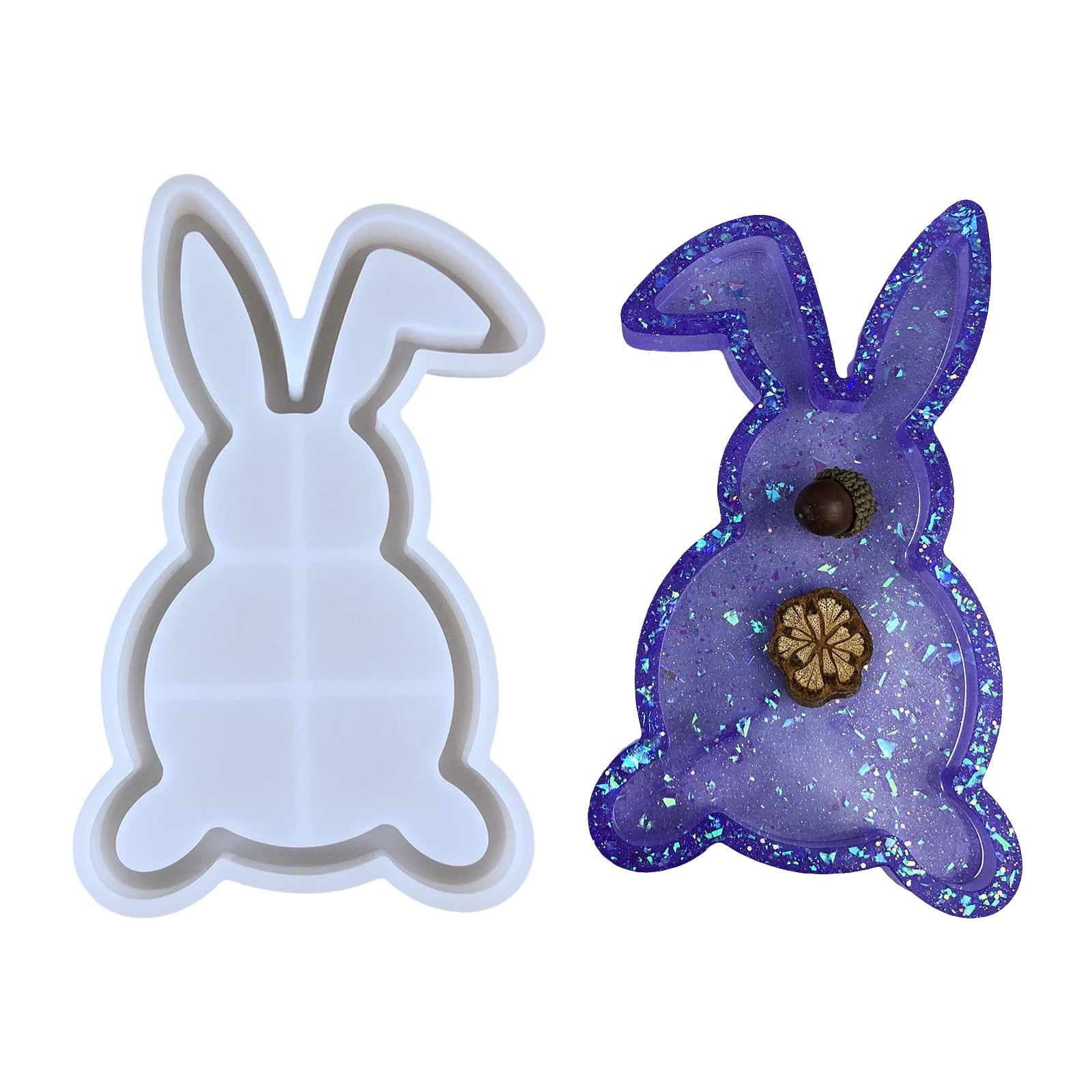 Detailed Rabbits Trays Creating Mold Creative Rabbits Tray Silicone ...