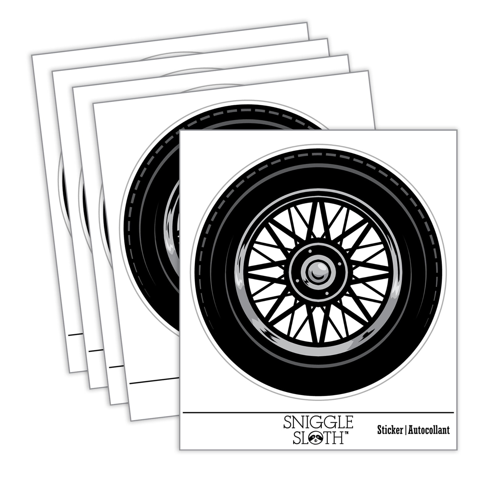 Detailed Realistic Tire Wheel Car Vehicle Car Window Bumper Water ...