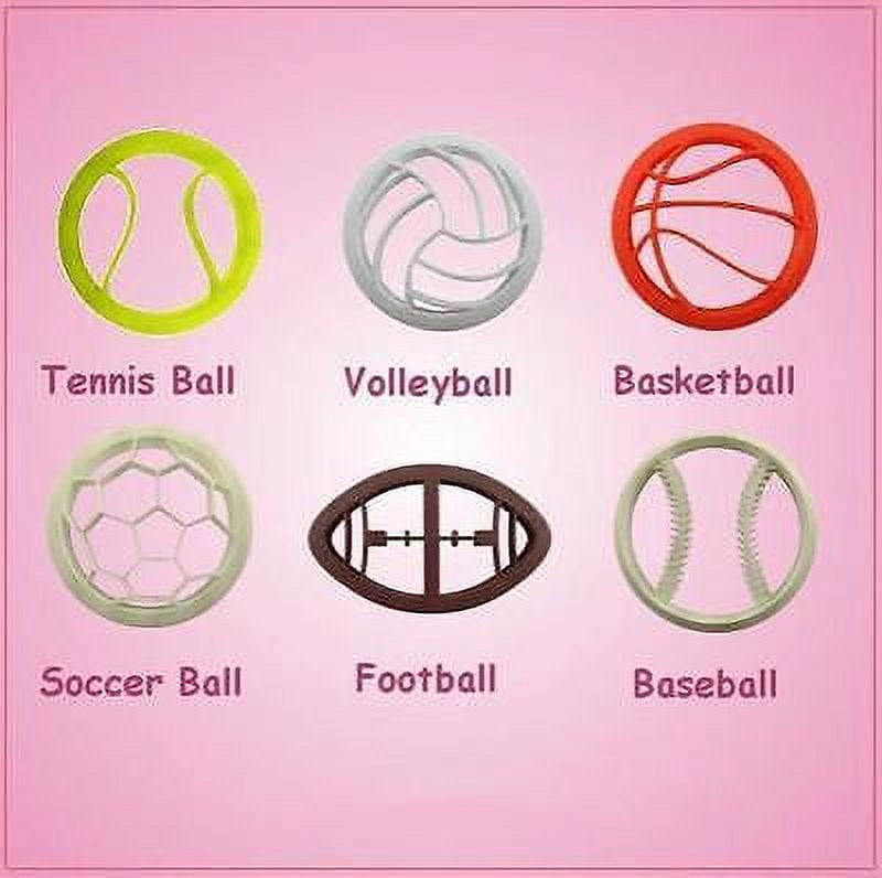 Detailed Sports Ball Cookie Cutter Set - Walmart.com