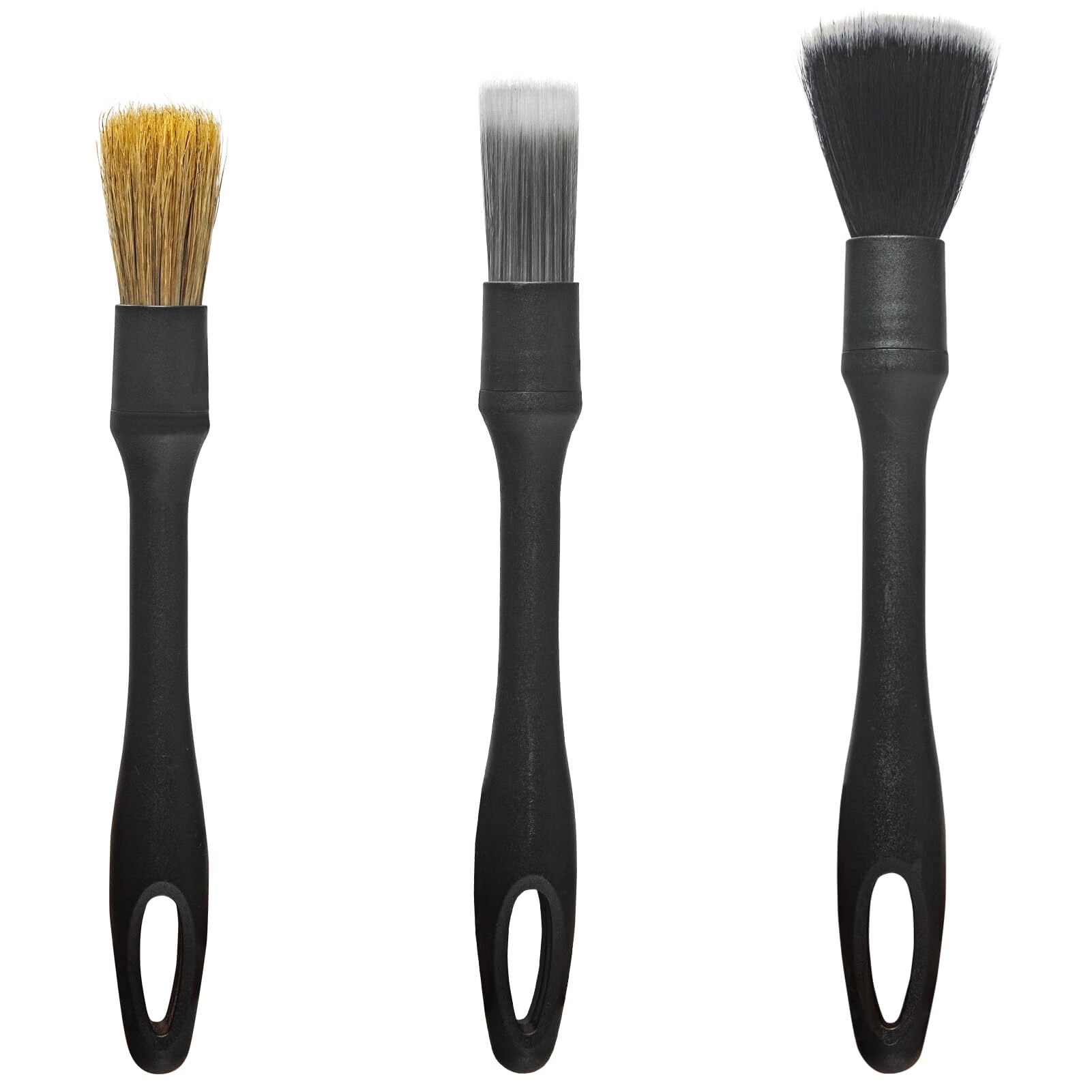 Detailing Brush Set, 3Pack Car Detailing Brushes for Dashboard Engine ...