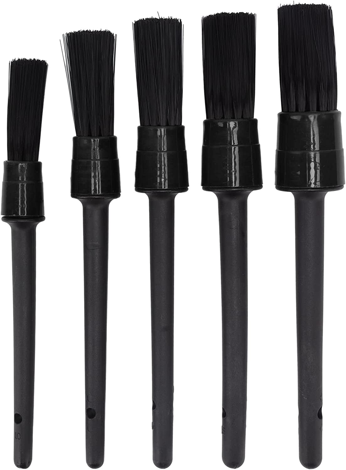 Detailing Brush Set, 5PCS Different Sizes Auto Detailing Brushes Soft ...