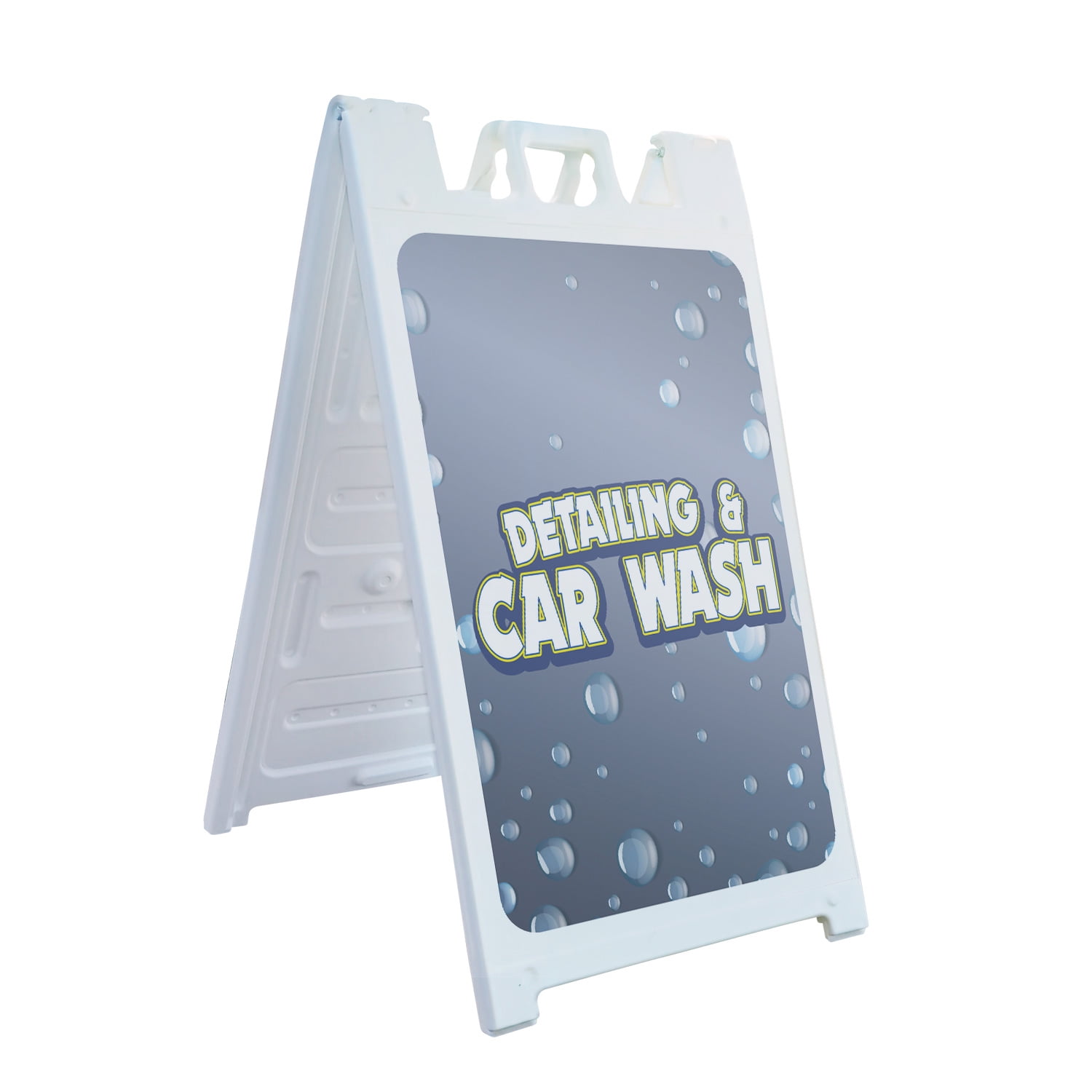 Detailing And Car Wash 24" x 36" Double Sided A-Frame Sidewalk Sign ...