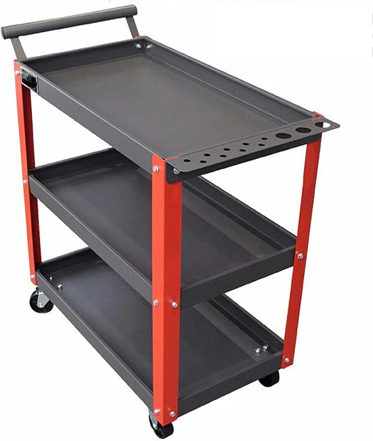 Detailing Cart 3 Tier Rolling Tool Cart Mobile Work Table, Heavy-Duty ...