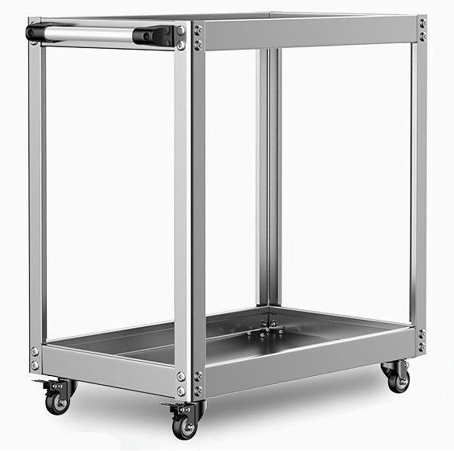 Detailing Cart Stainless Steel Utility Cart Rolling Tool Cart, Metal ...