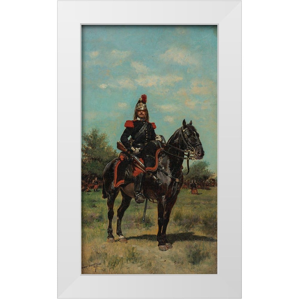 Detaille, Edouard 9x14 White Modern Wood Framed Museum Art Print Titled ...