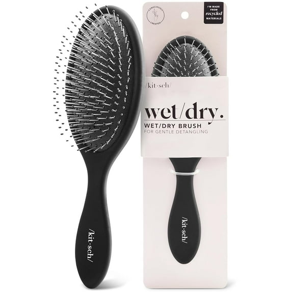 Detangler Hair Brush for Wet and Dry Hair, Curly or Straight Detangling ...