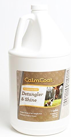 Detangler & Shine for Horses Cats & Dogs - Eliminates Tangles & Knots ...