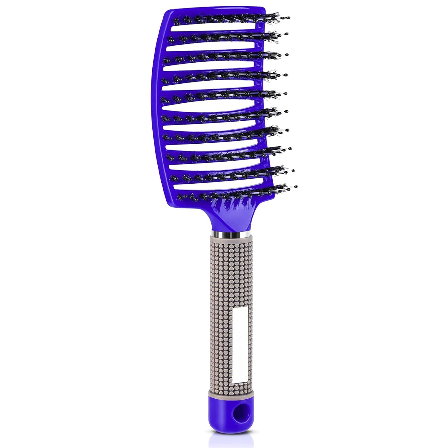 Detangling Brush for Wet & Dry Hair - Curved Vented Design for Blow ...
