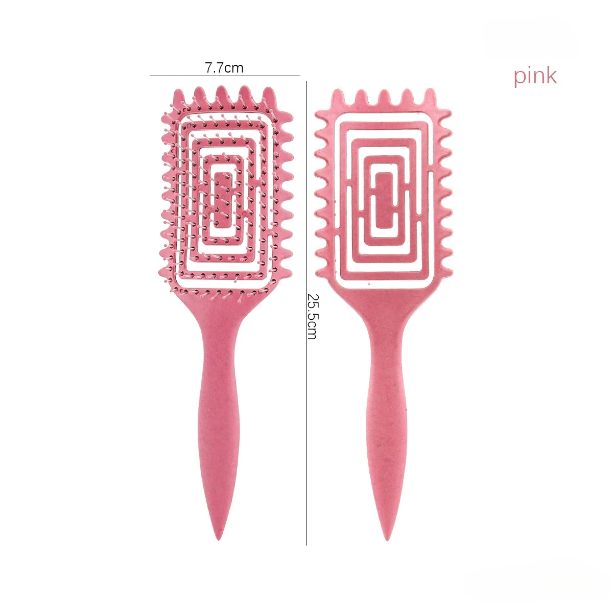 Detangling Hair Brush Women Curl Define Styling Brush Hollow Out ...