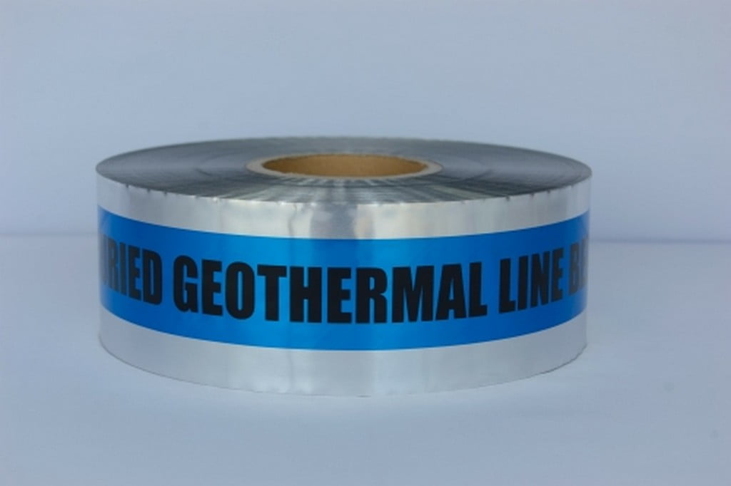 Detectable Underground Tape - Caution Buried Geothermal Line Below - 3 ...