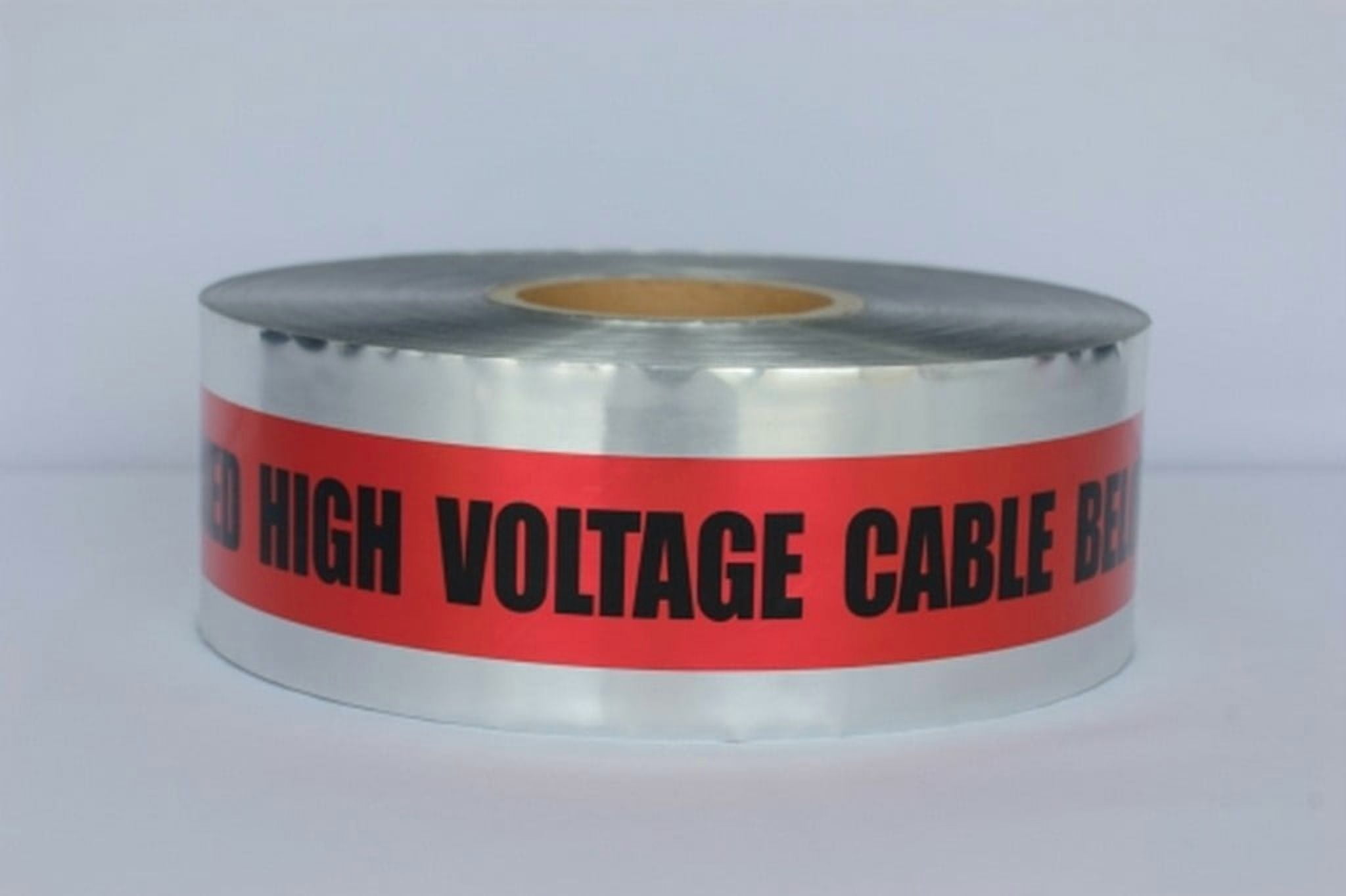 Detectable Underground Tape - Caution Buried High Voltage Cable Below ...