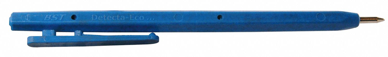 Detectapro Metal Detectable Stick Pen,Blue,PK50 CPENBL - Walmart.com