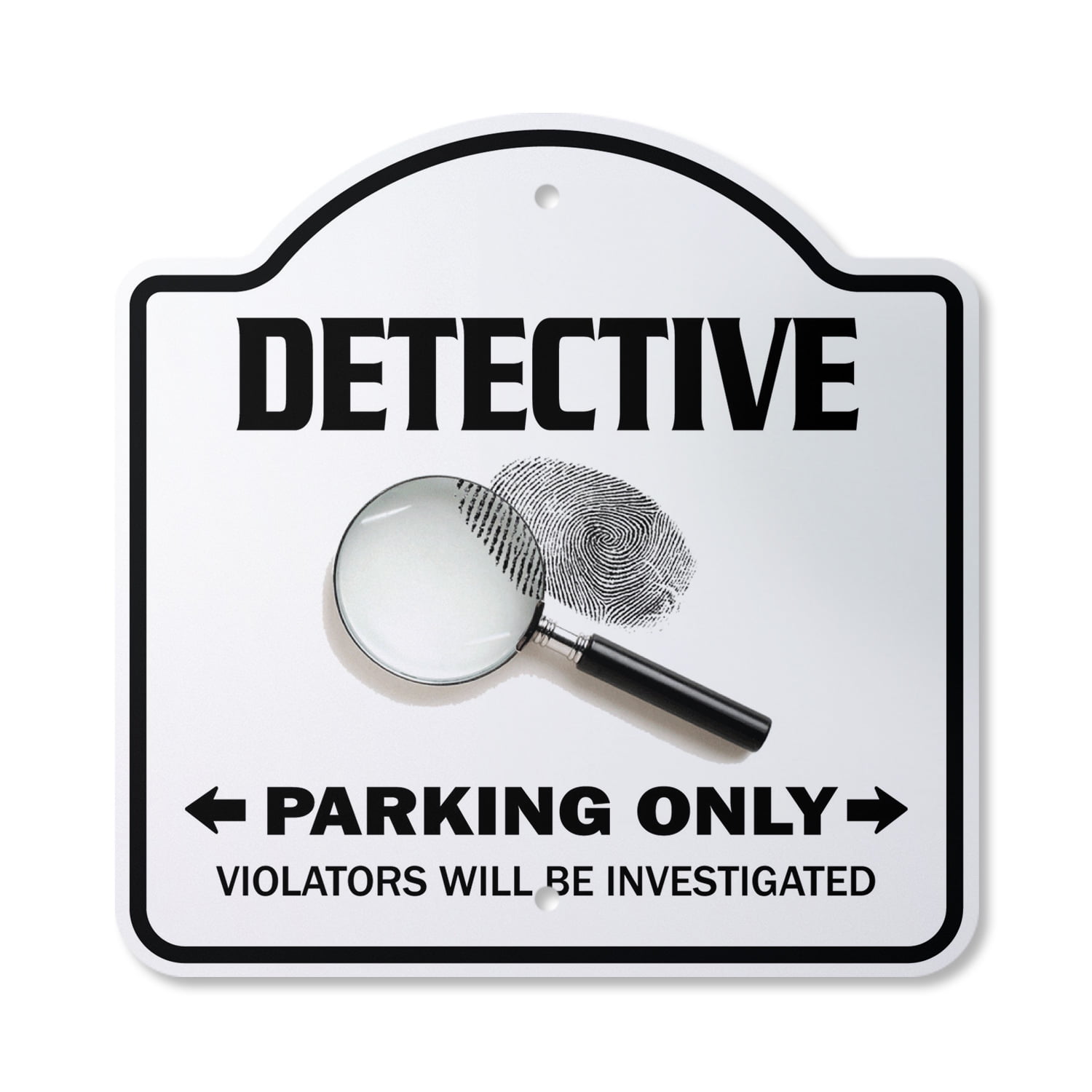 Detective 12" X 12" Sign | Indoor/Outdoor Plastic | SignMission ...