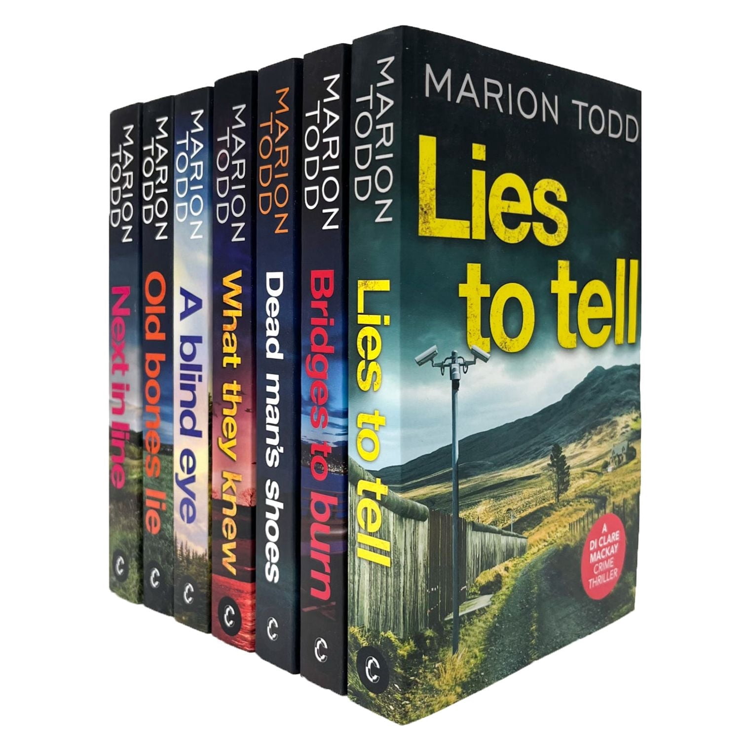 Detective Clare Mackay Series 7 Books Set by Marion Todd (Lies to Tell ...