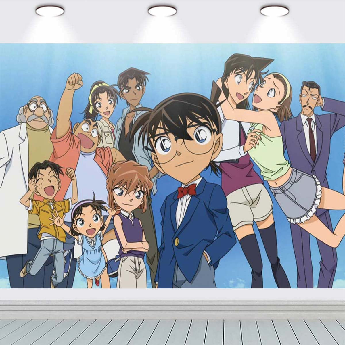 Detective Conan Case Closed school Taspestry Poster Banner Backdrop ...
