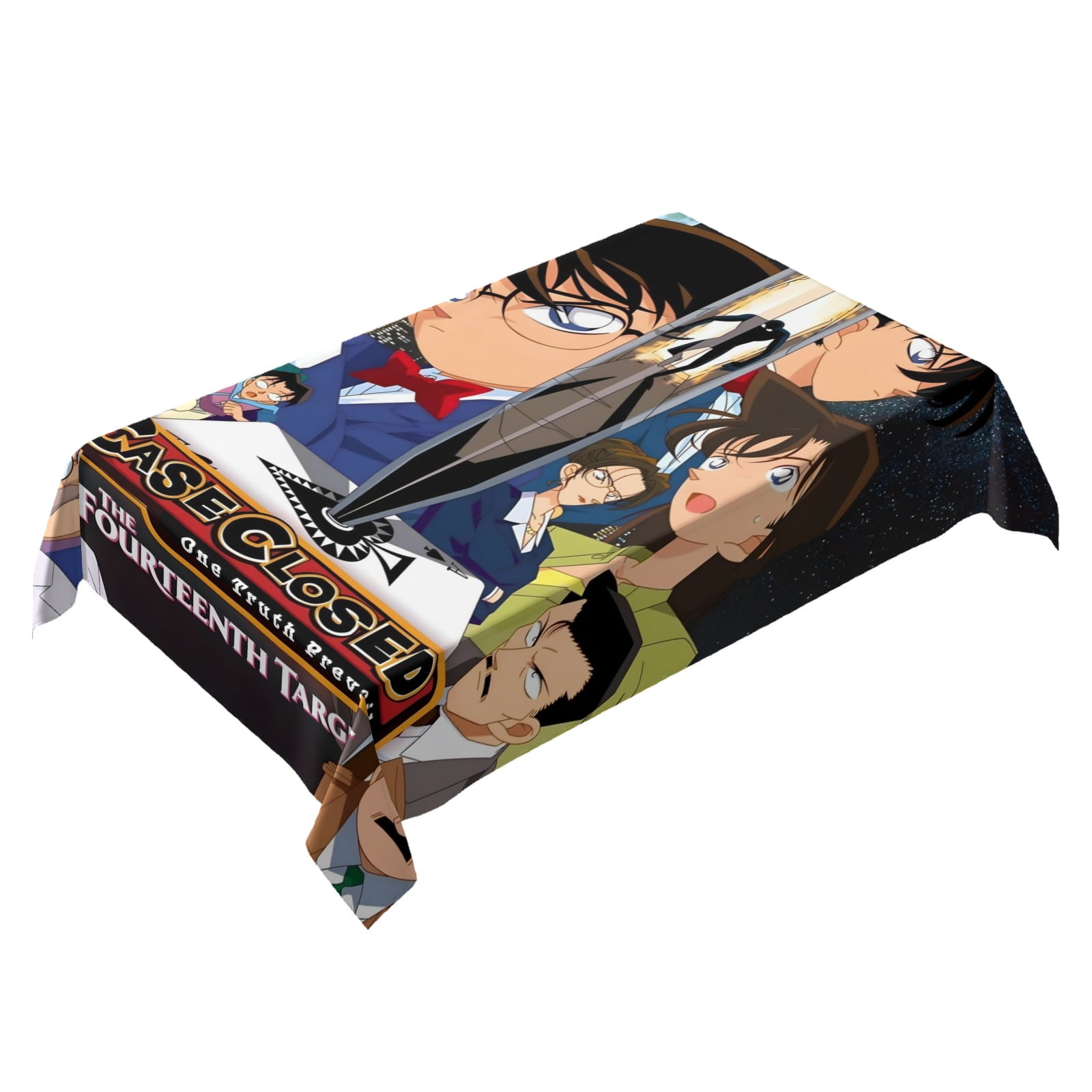 Detective Conan Case Closed-theme square tablecloth has an iconic print ...