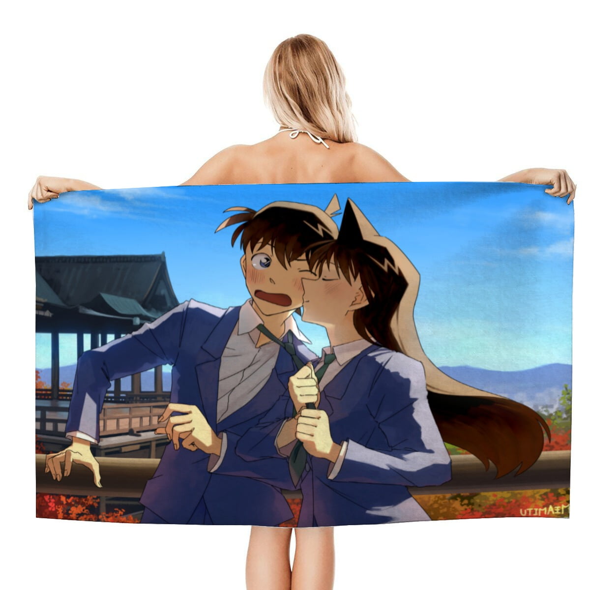 Detective Conan Gifts Beach Towel for Women Girl Birthday Inspired Fan ...