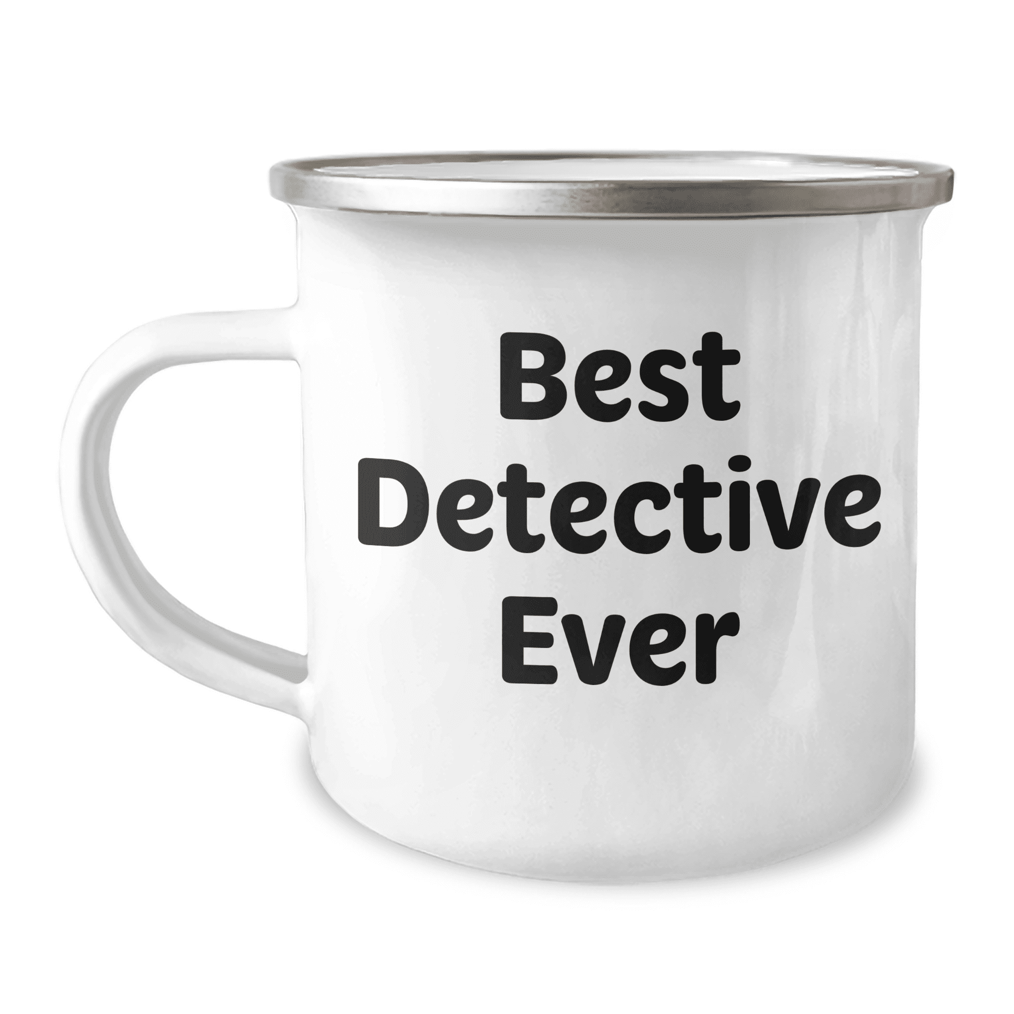 Detective Gifts for Men-Friendly Camping Mug with Best Detective Ever ...