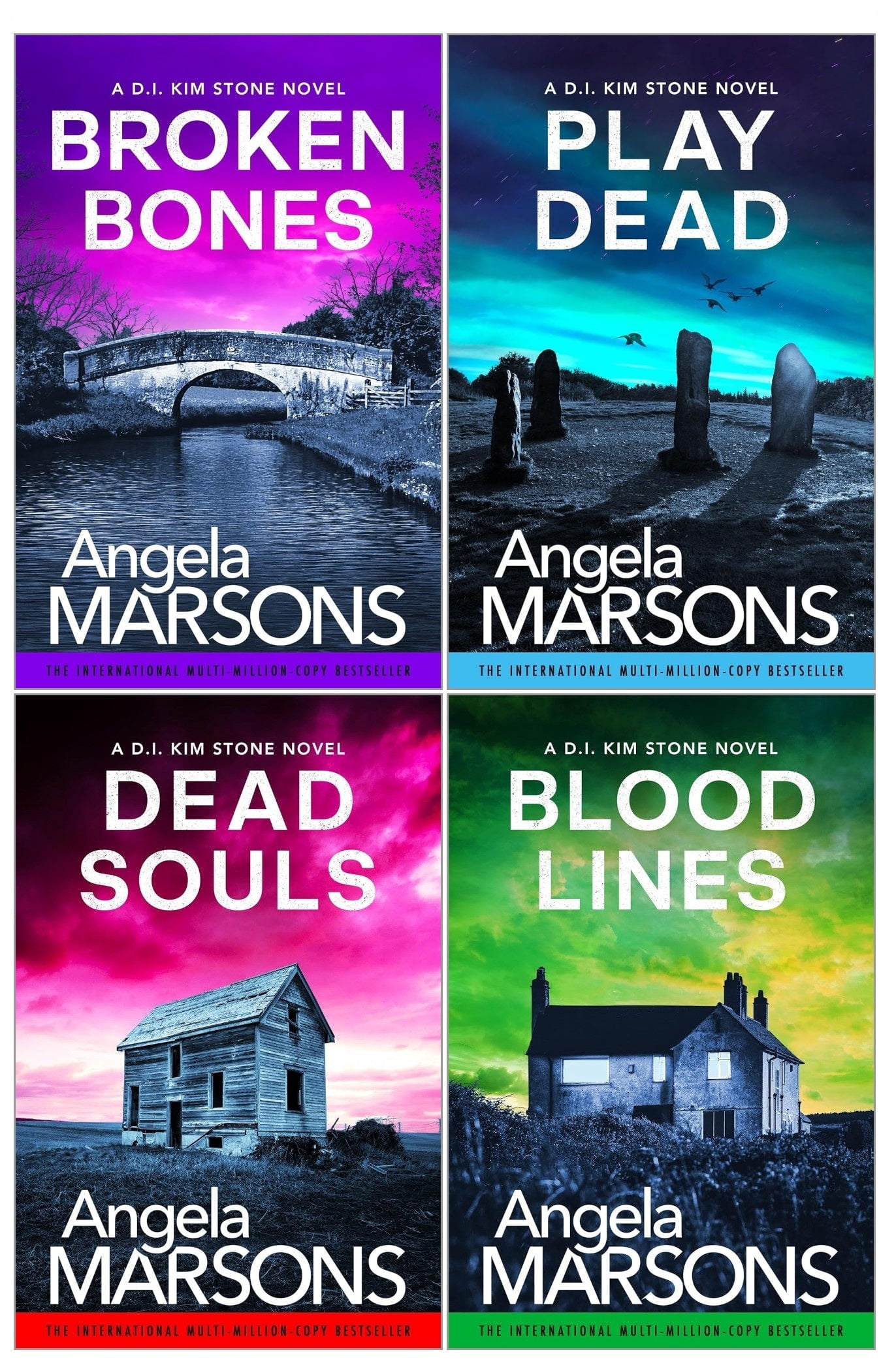 Detective Kim Stone Crime Thriller Series Collection 4 Books Set by ...