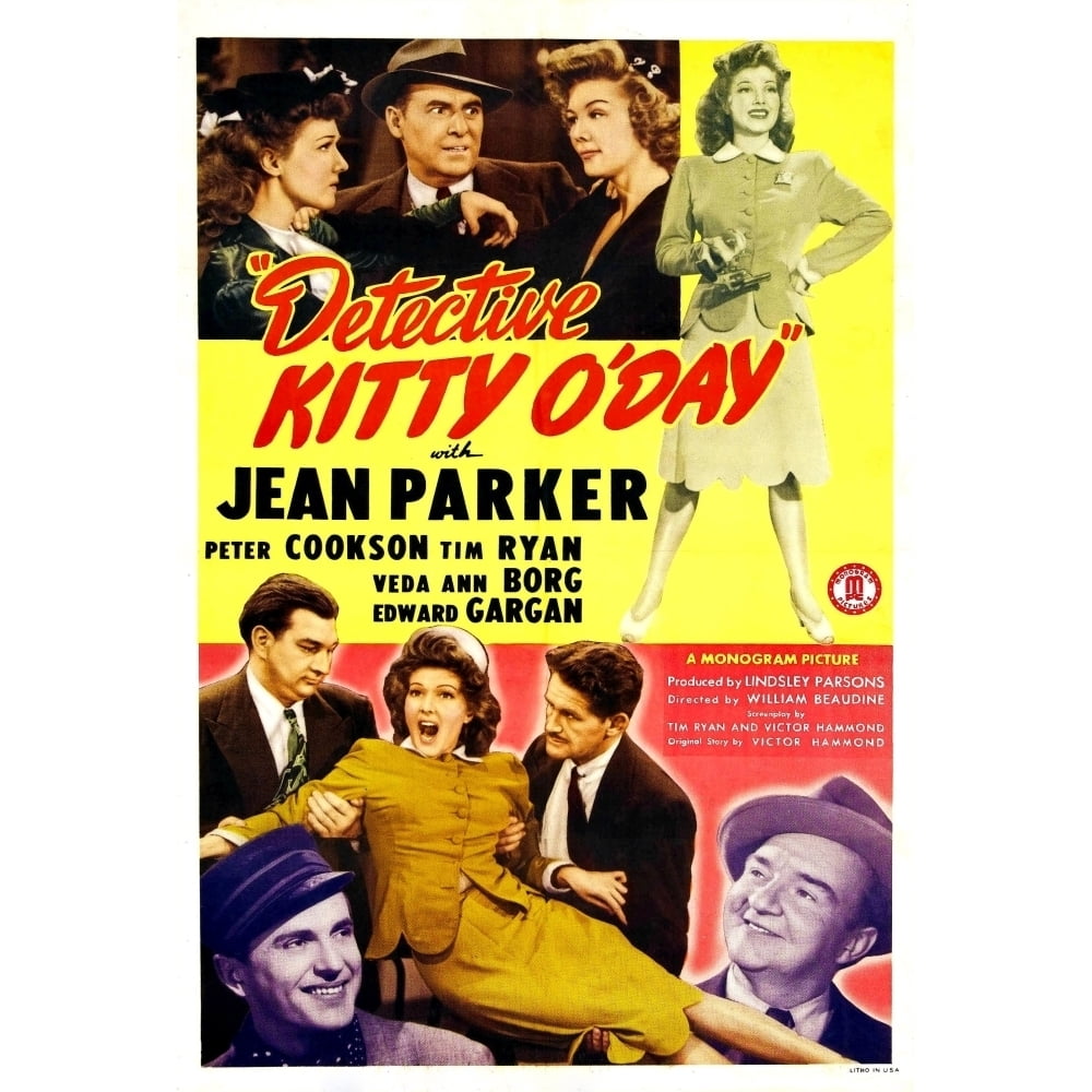 Detective Kitty O'Day U Movie Poster Masterprint - Walmart.com