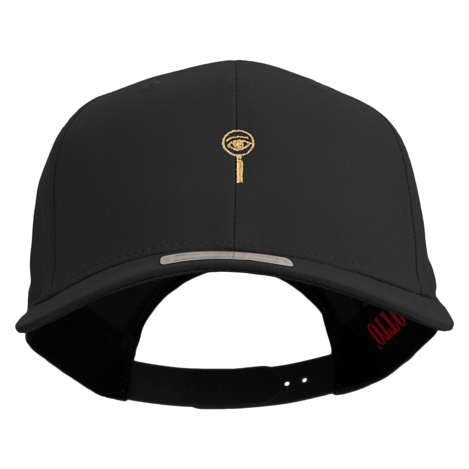 Detective Logo with Eye Embroidered Solid Cotton Twill Pro Style Cap ...
