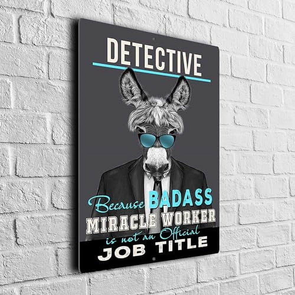 Detective Sign, Detective Occupation Signs, Gift for Detective Sign ...